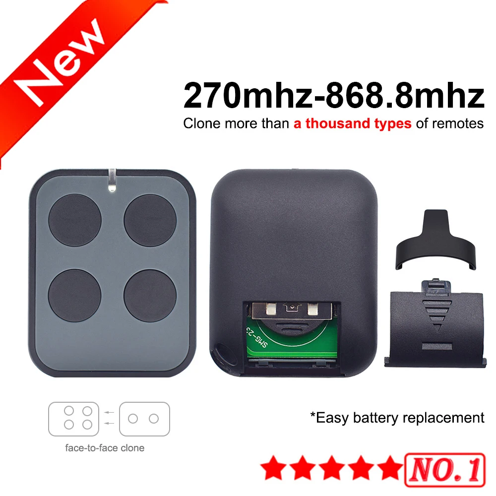 MULTI Frequency 280-868mhz Universal Garage Door Gate Remote Control ...