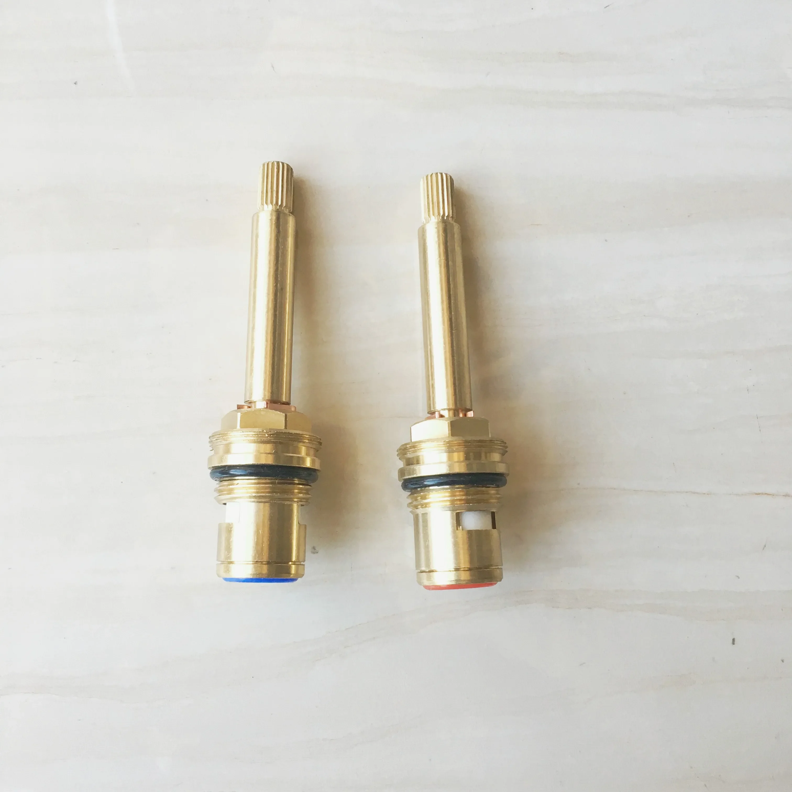 80mm 90mm All-copper G1/2" Tooth Faucet Valve Core Hot Cold Brass Spool ...