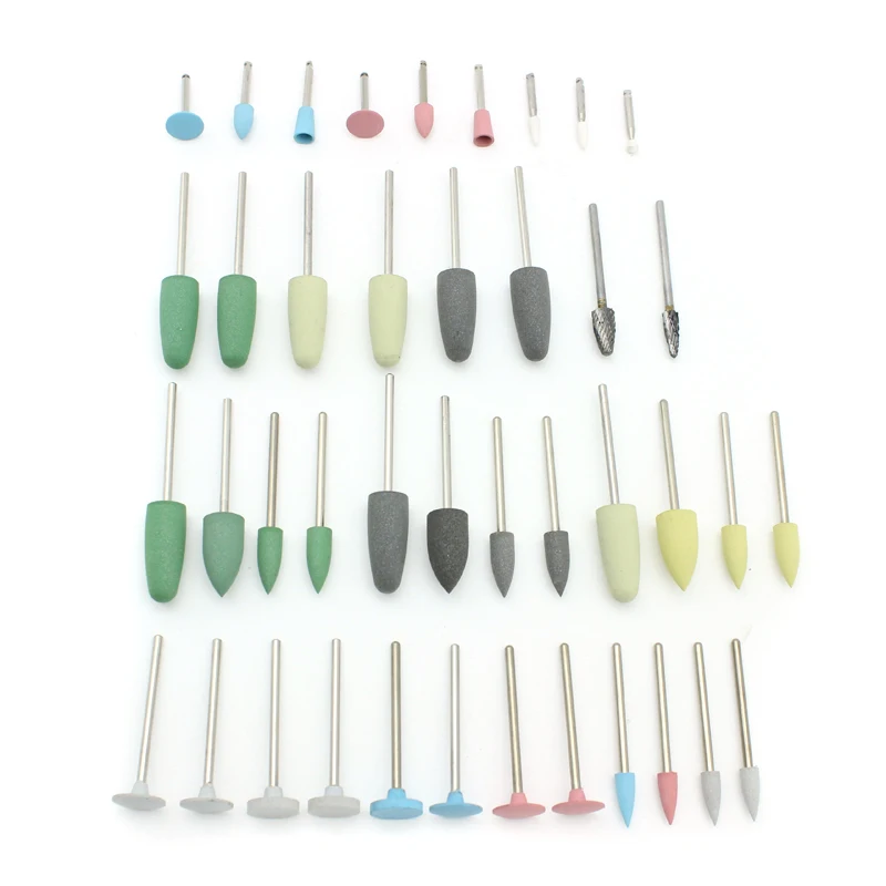 Dental-Composite-Polish-Kit-Porcelain-Teeth-Polisher-Silicone-Grinding ...