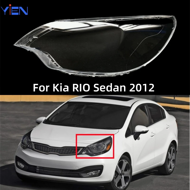 For-Kia-RIO-Sedan-2012-Auto-Accessory-Transparent-PC-Material-Front ...