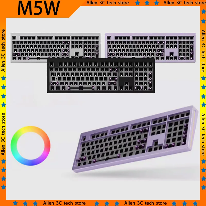 AKKO-Monsgeek-M5W-Mechanical-Keyboard-Kit-Wireless-Bluetooth-Type-C-Tri ...