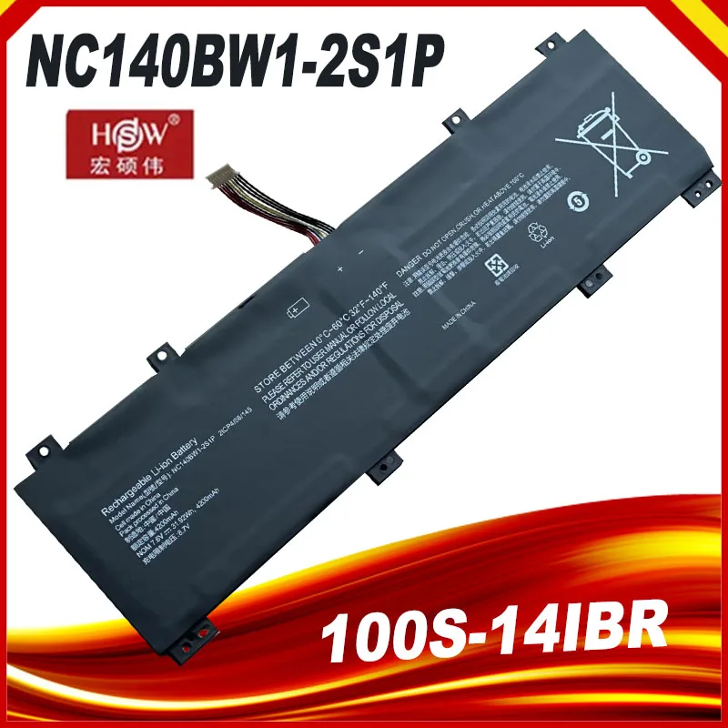 0813002 Battery for Lenovo IdeaPad 100S-14IBR 14" NC140BW1-2S1P 31.92WH ...