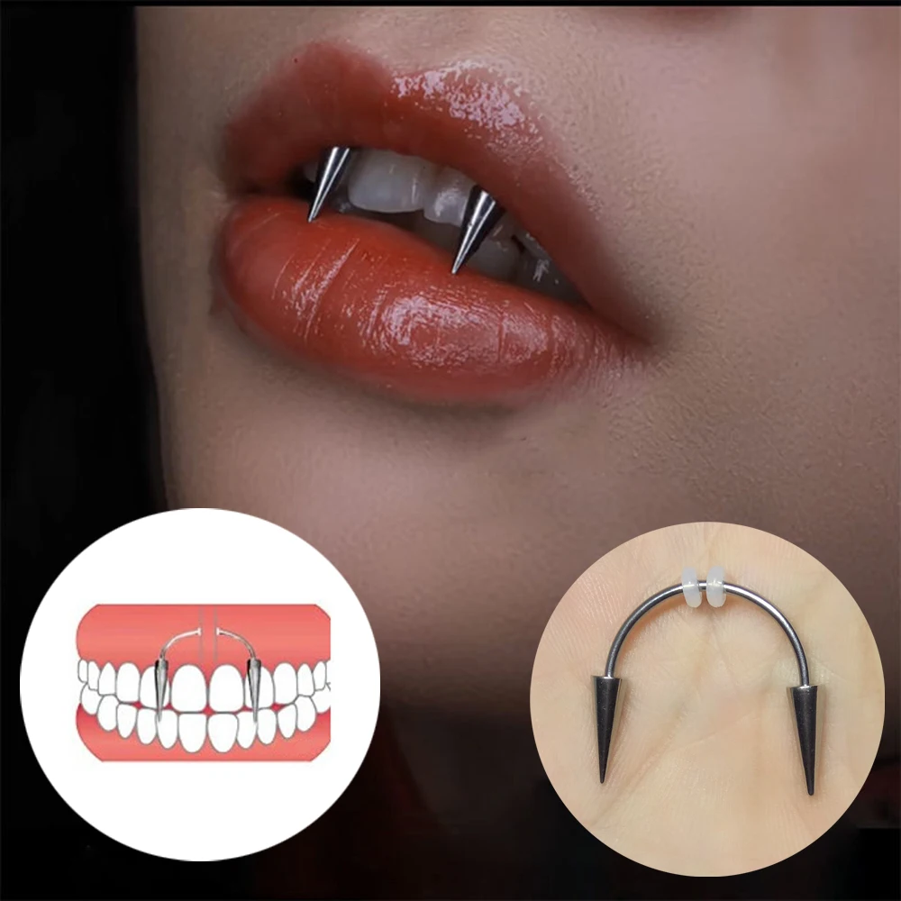 Fashion-Goth-Lips-Ring-Stainless-Steel-BCR-Septum-Piercing-In-mouth ...