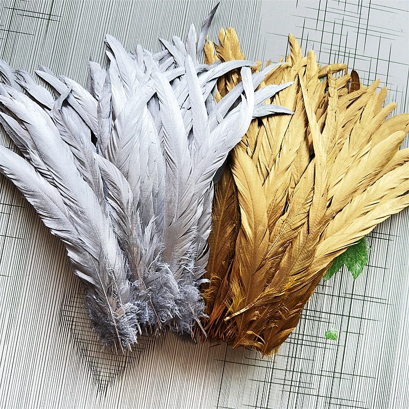Golden-Goose-Rooster-Tail-Feathers-for-Crafts-Plume-Golden-Goose-25 ...