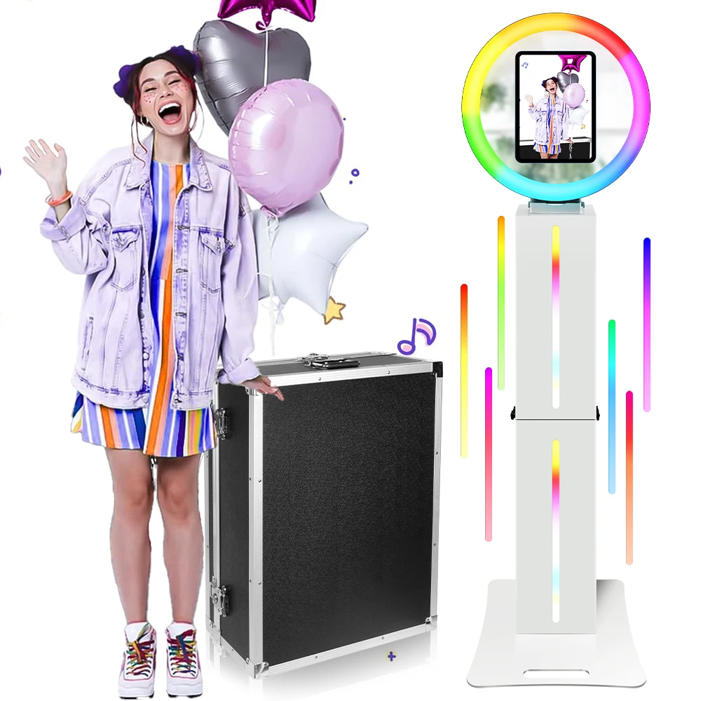 Portable-Photobooth-Selfie-Magic-Mirror-Photo-Booth-Machine-Stand-For-9 ...