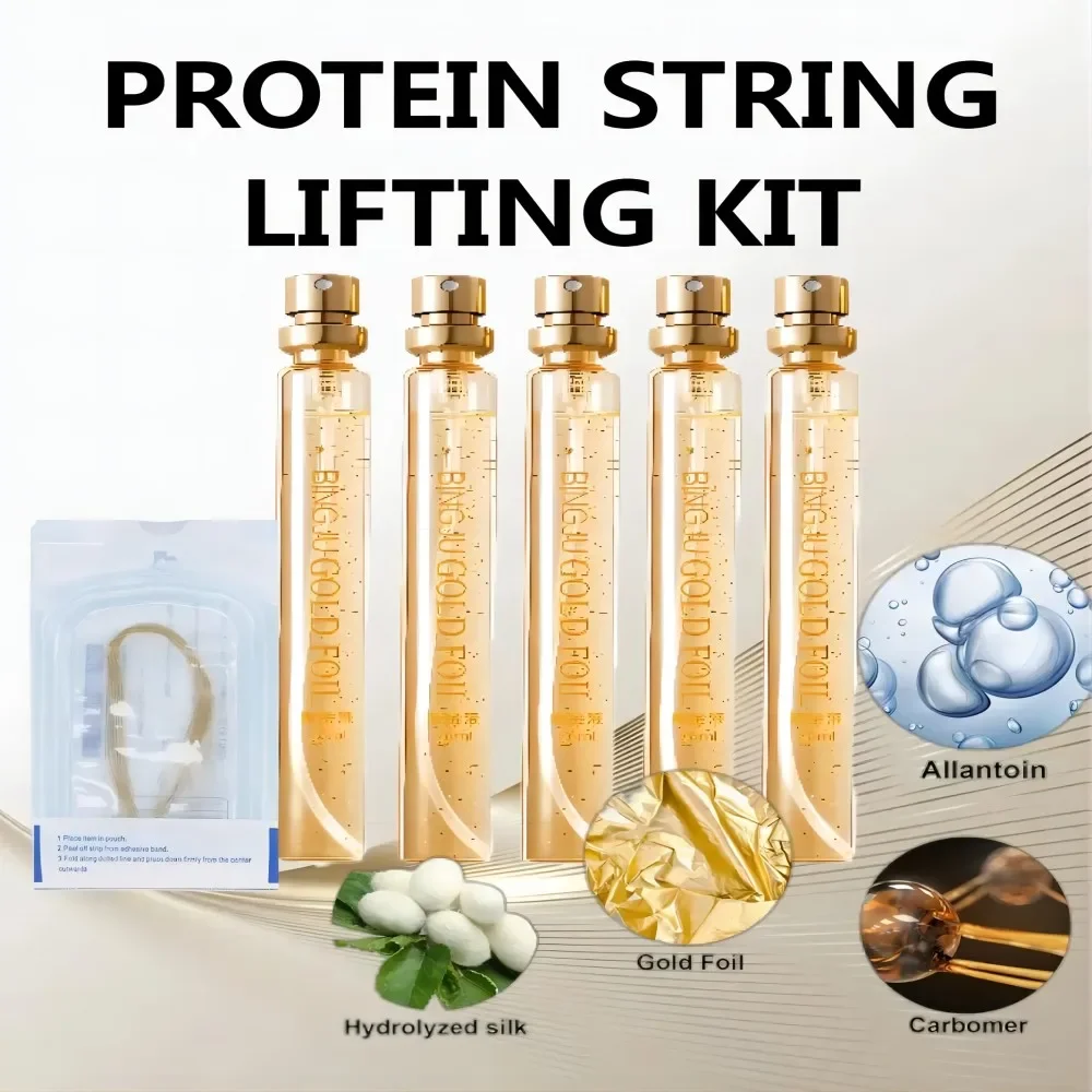24K-Gold-Silk-Protein-Thread-Essence-Set-Face-Filler-Absorbable ...