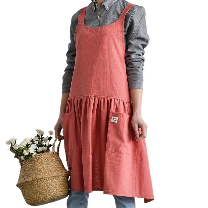 1-Piece-Kitchen-Apron-Cooking-Waist-Home-Women-s-Fashion-Antifouling ...