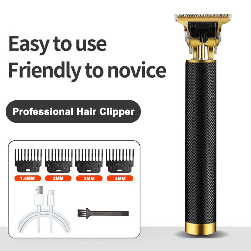 T9 Vintage Hair Cutting Machine Trimmer Cordless Barber Clippers For ...