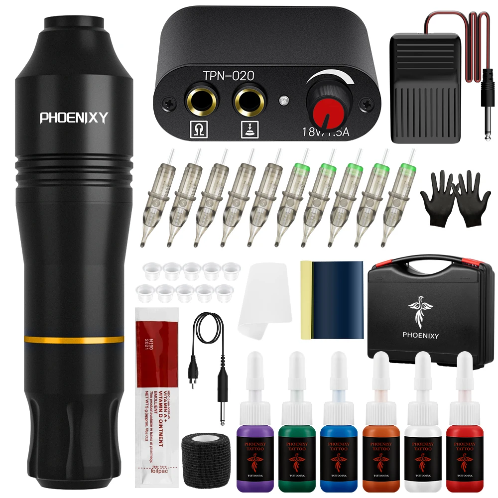 Tattoo-Kit-Tattoo-Machine-Set-Complete-Beginner-Tattoo-Pen-Machine-Kit ...