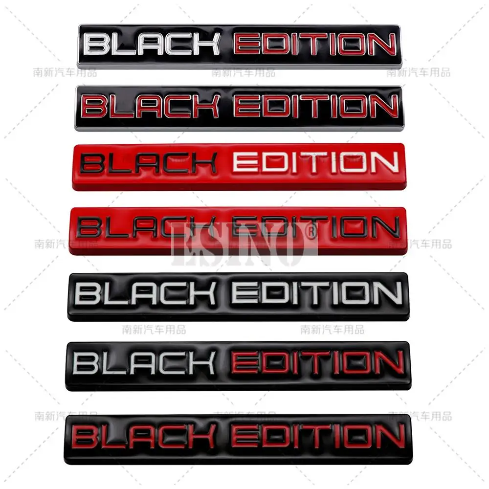 Car-Styling-3D-Black-Edition-Decorative-Metal-Adhesive-Emblem-Rear ...
