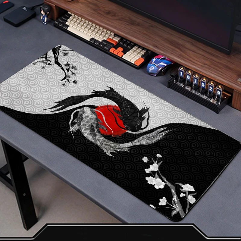 Gaming-Mouse-Pads-Koi-Taichi-Neutral-Table-Mats-Computer-Mousepad ...