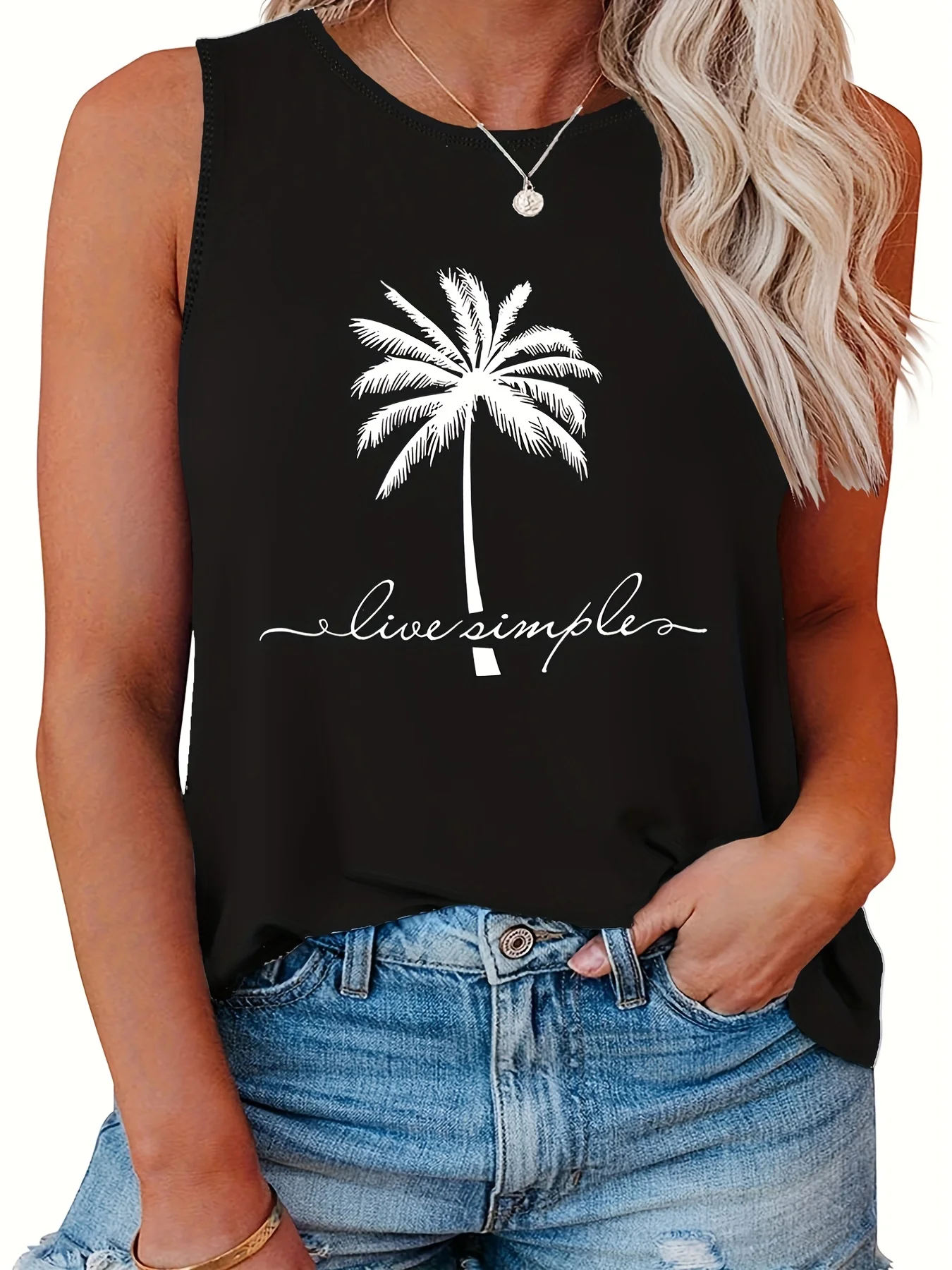plus-size-graphic-print-tank-top-sleeveless-casual-top-for-summer ...