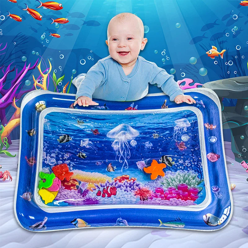 36-Designs-Baby-Kids-Water-Play-Mat-Inflatable-PVC-Infant-Tummy-Time ...