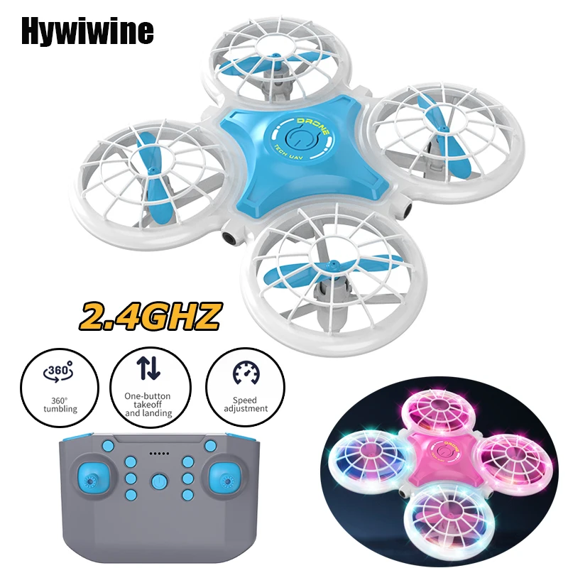 Mini-Drone-2-4G-4ch-Flash-Verlichting-Intelligente-Hover-3d-Flip-Afstandsbediening-Helikopter ...