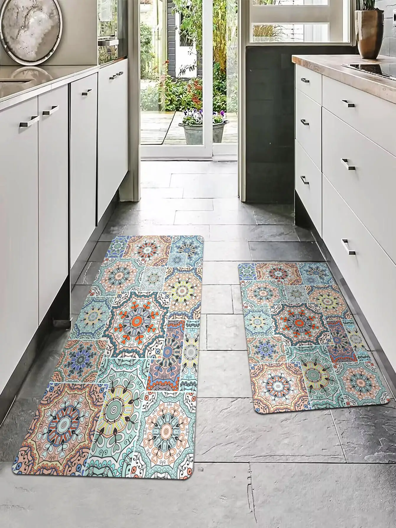 bohemian-print-pattern-carpet-floor-mat-Non-slip-absorbent-wear ...