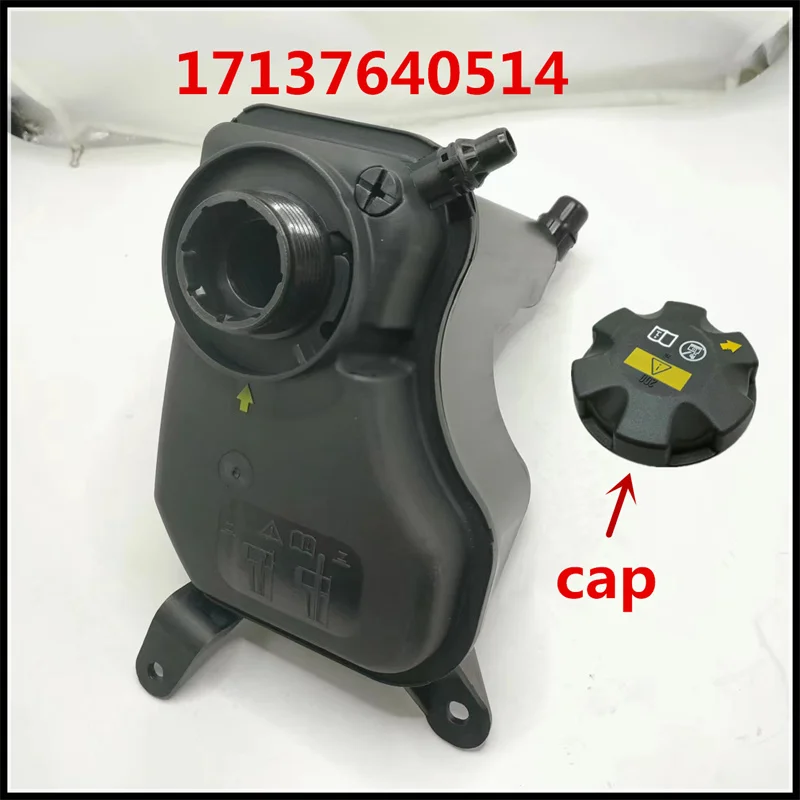 17137567462-Radiator-Coolant-Reservoir-Overflow-Expansion-Tank-With-Cap ...