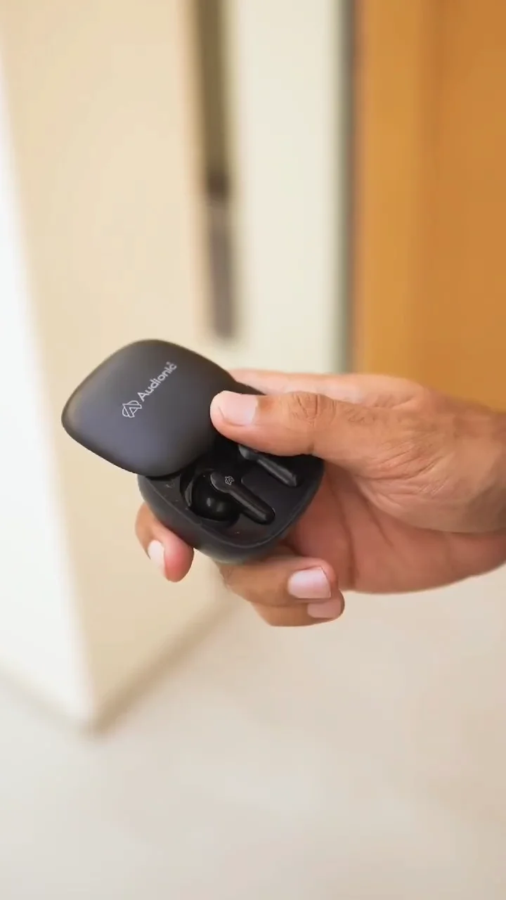 Audionic Airbud 550 Quad MIC ENC Earbuds, Gaming Mode, IPx4 Water Proof ...