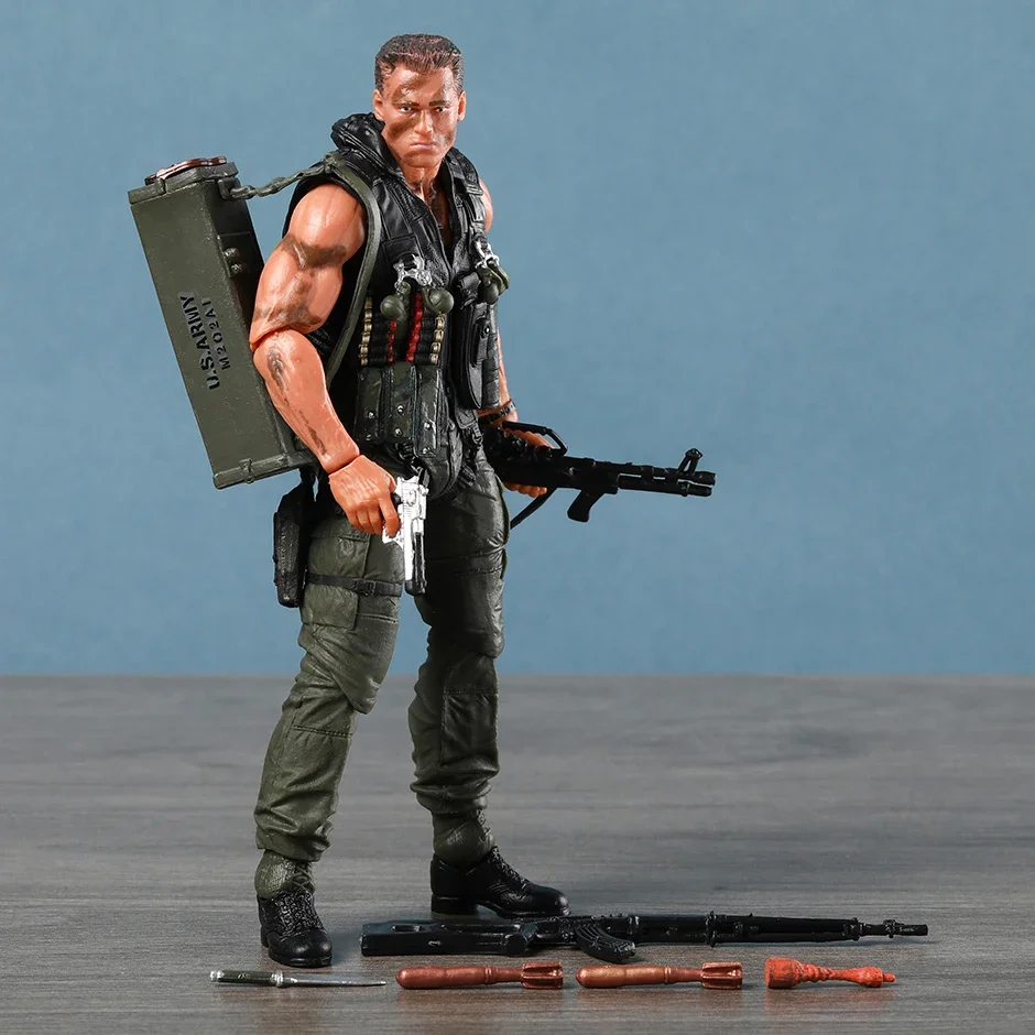 NECA-Commando-John-Matrix-Schwarzenegger-PVC-Action-Figure-with ...