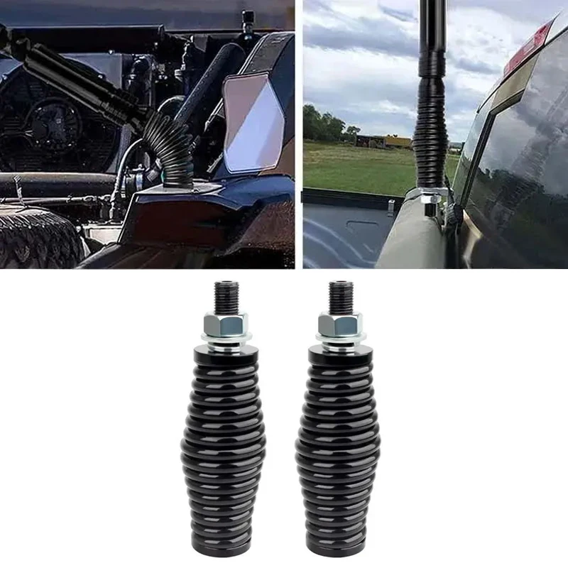 2x-LED-Whip-Lights-Spring-Mounting-Bracket-Base-Mounts-Antenna-Spring ...