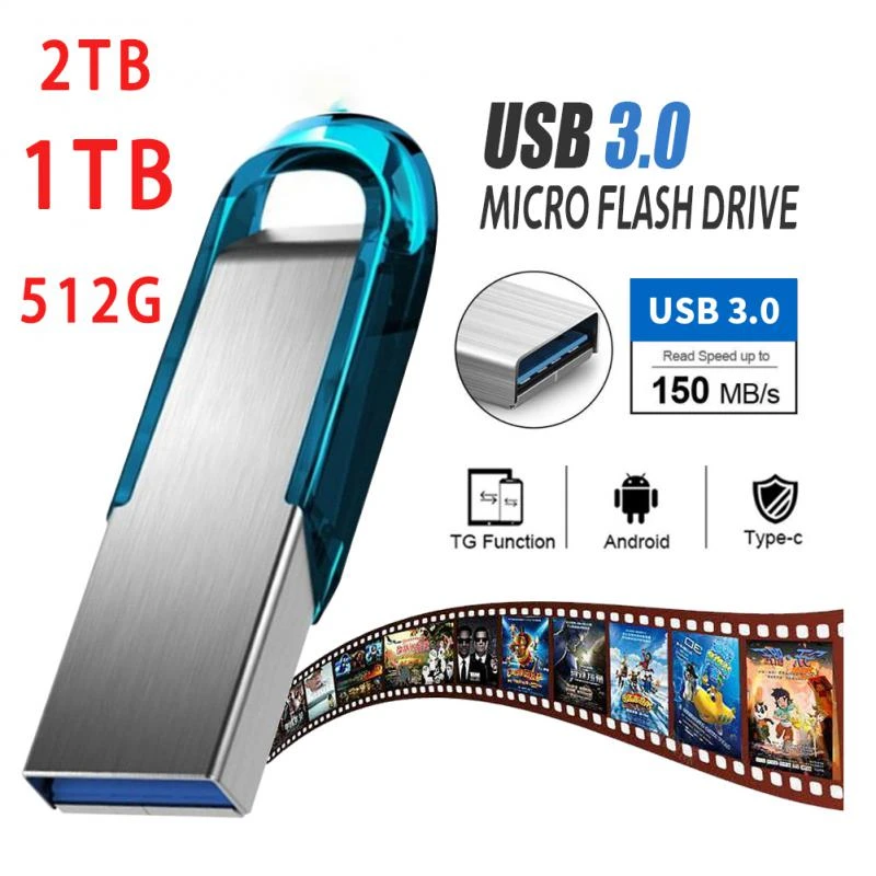 Tarjeta de memoria Usb de alta capacidad, Ssd de 1tb, 2tb, 512g, de 2tb ...