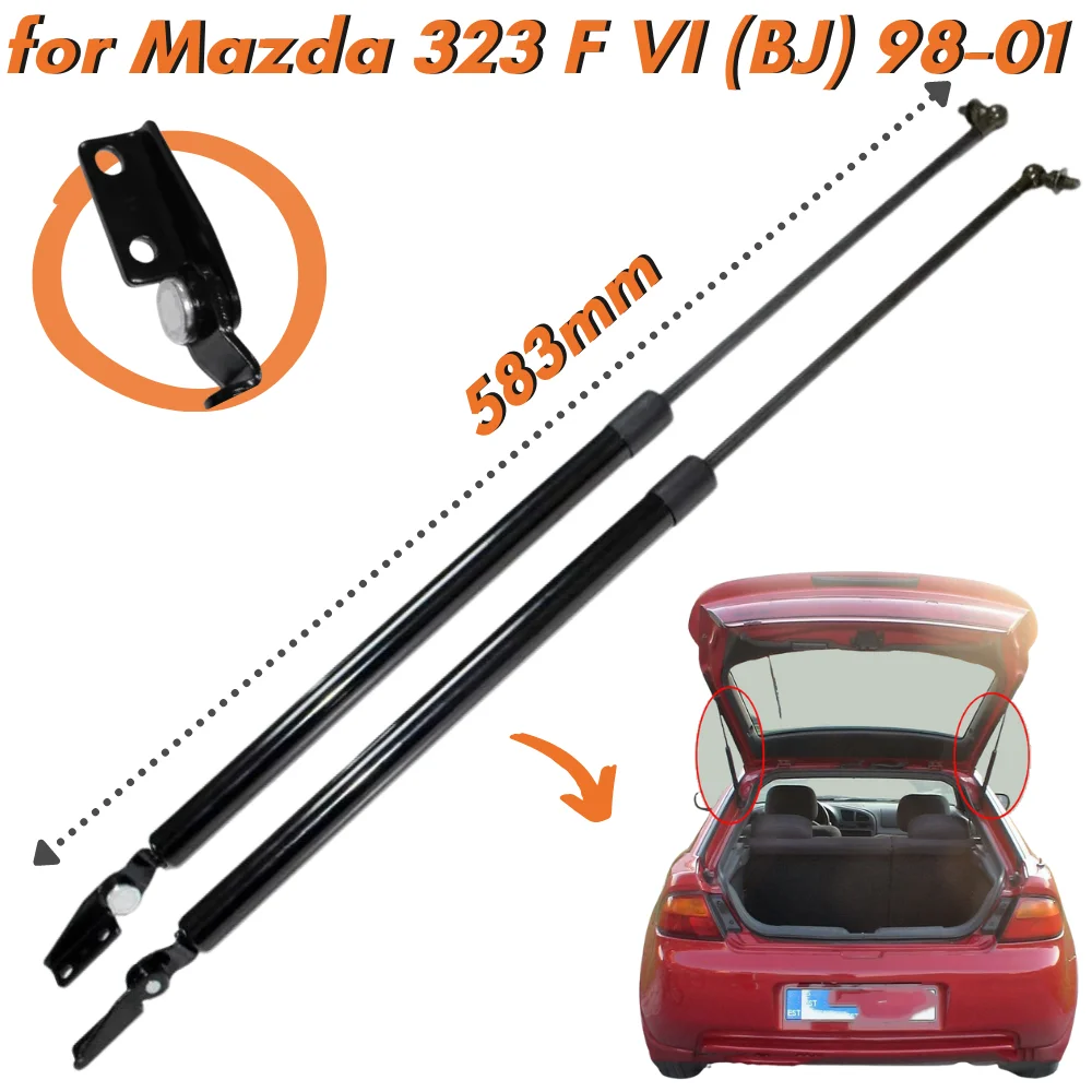 Qty(2) Trunk Struts for Mazda 323 F VI (BJ) Hatchback 1998-2001 Lift ...