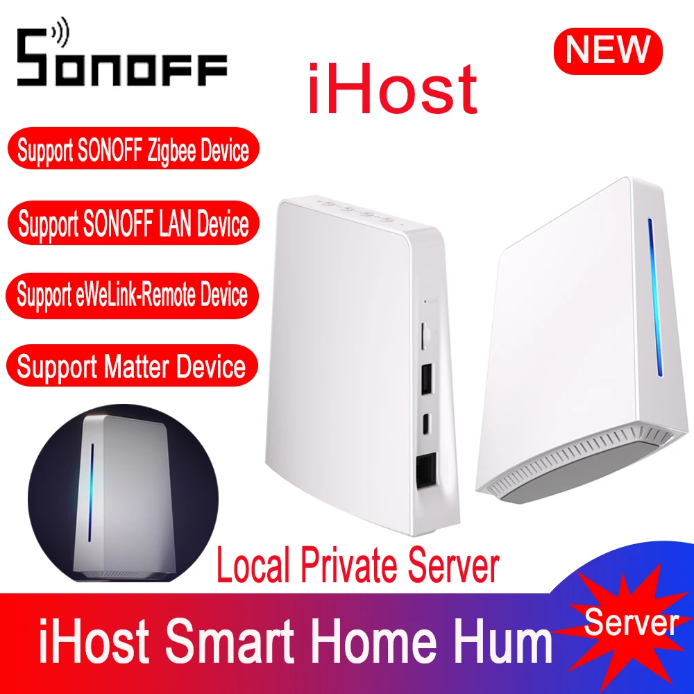 SONOFF-iHost-AIBridge-Local-Private-Server-Smart-Home-Hum-Locally-Control-Devices-Set-Smart ...