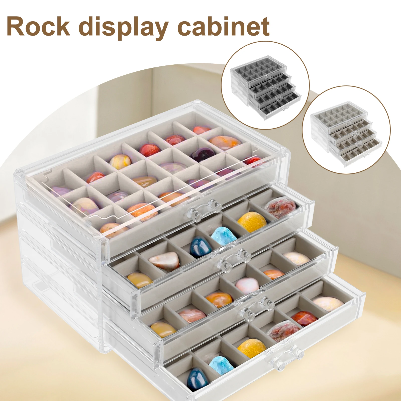 Rock Collection Display Shelf