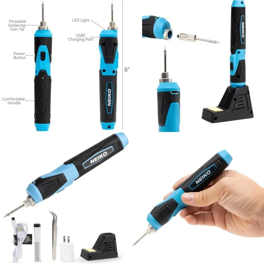 Wireless Soldering Kit Mini USB Rechargeable Solder Iron Pen Rapid Heat ...