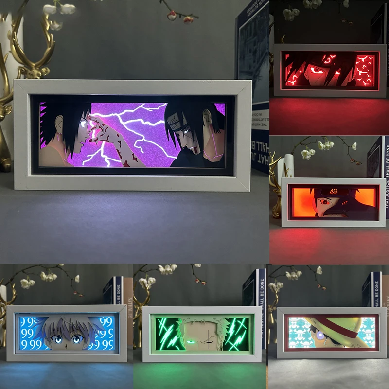 Japan-Anime-Light-Box-3D-Led-Paper-Carving-Lamp-Cartoon-Manga-Shadow ...