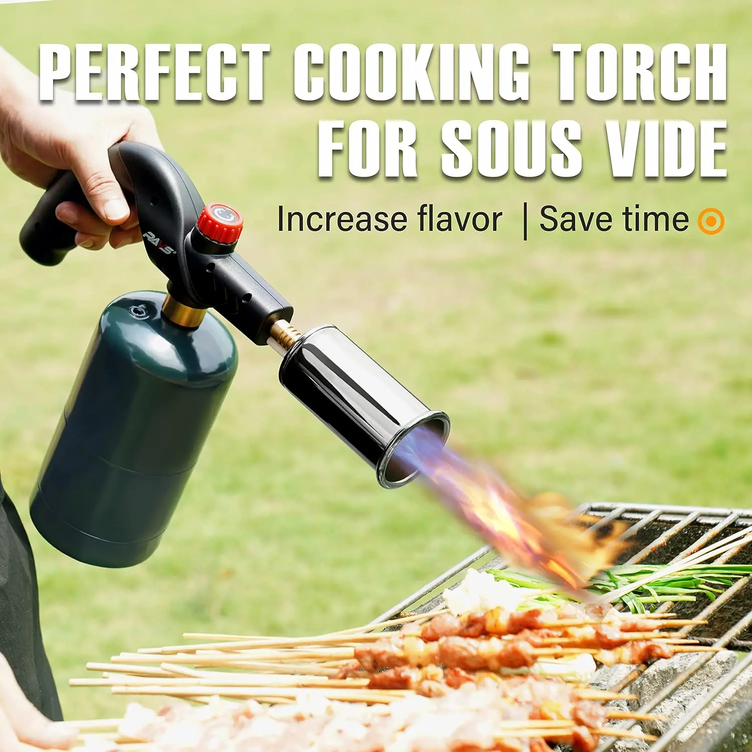 POWERFUL-Propane-Cooking-Torch-Steak-BBQ-Grill-Gun-Kitchen-Blow-Torch ...