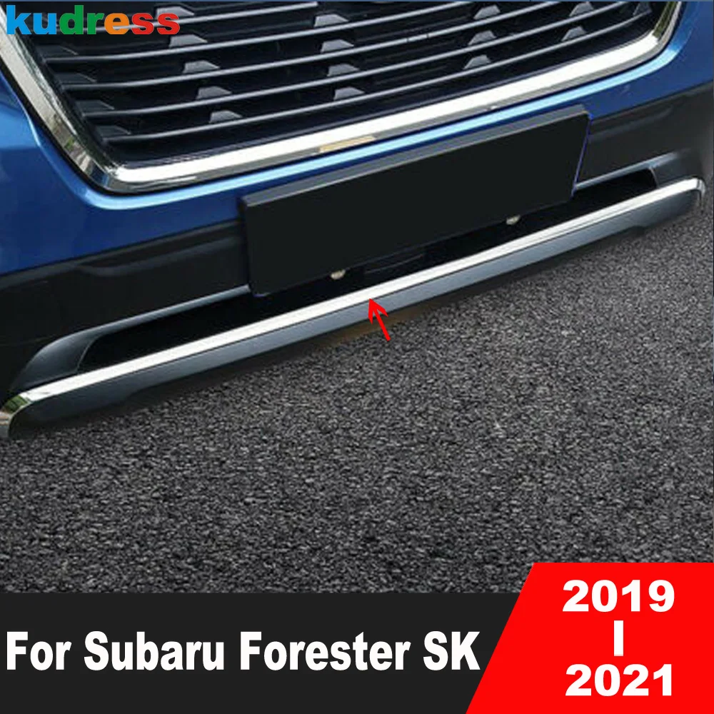 For-Subaru-Forester-SK-2019-2020-2021-Chrome-Car-Front-Bottom-Bumper ...