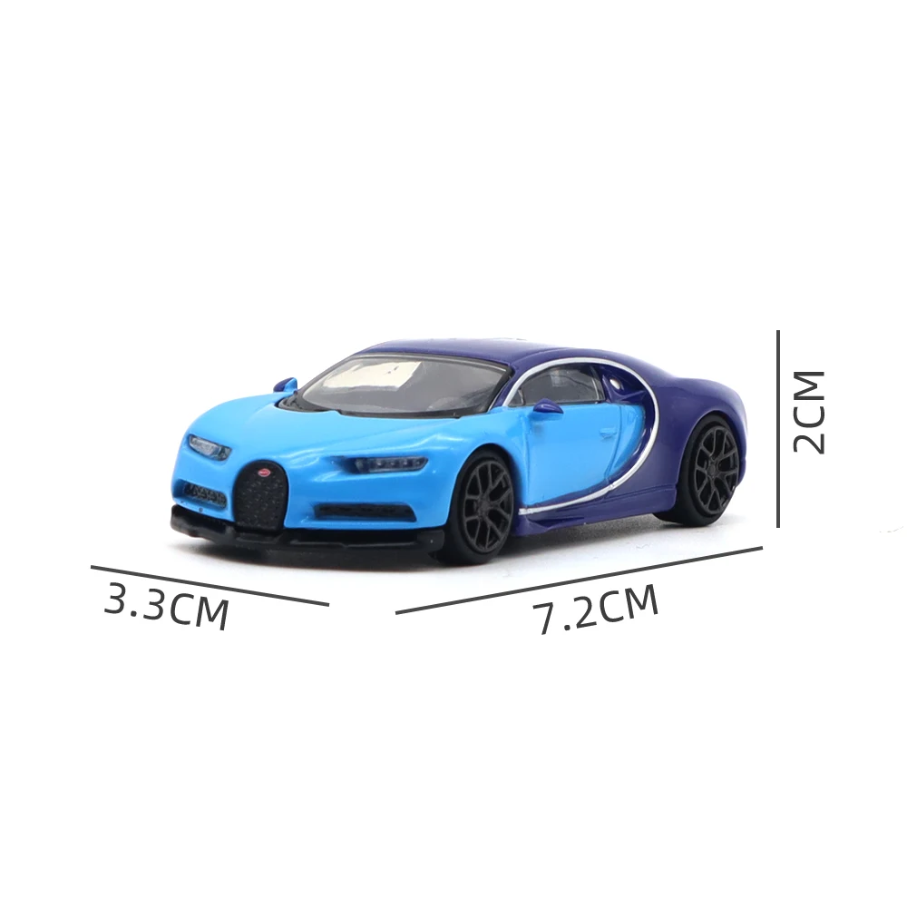 【The road to happiness Store】1/64 JKM Bugatti Chiron Diecast Model Car ...