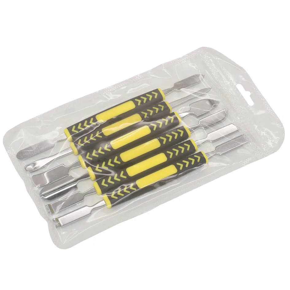 High-Quality-Yellow-6Pcs-Metal-Crowbar-Prying-Spudger-Pry-Opening ...