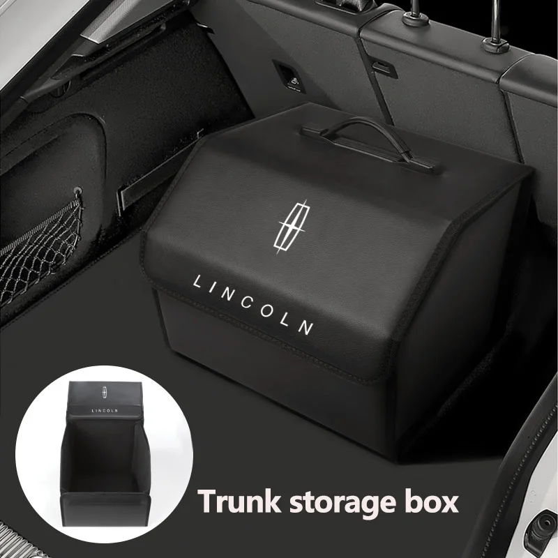 Car-Trunk-Storage-Bag-Leather-Camping-Box-Collapsible-For-Lincoln ...