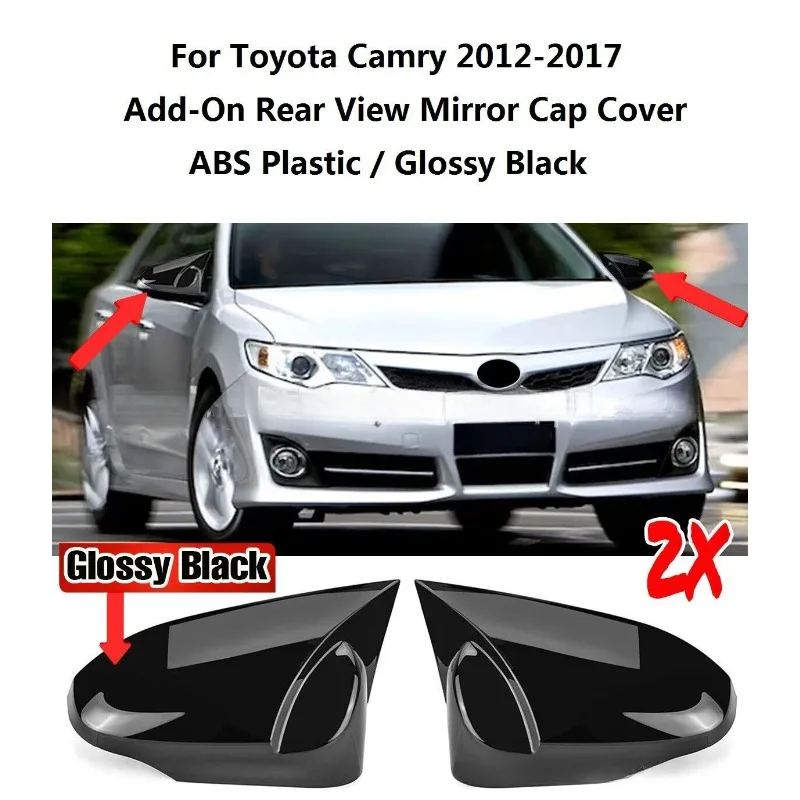 For-Toyota-Camry-mirror-case-mirror-cover-rearview-mirror-cover-horn ...