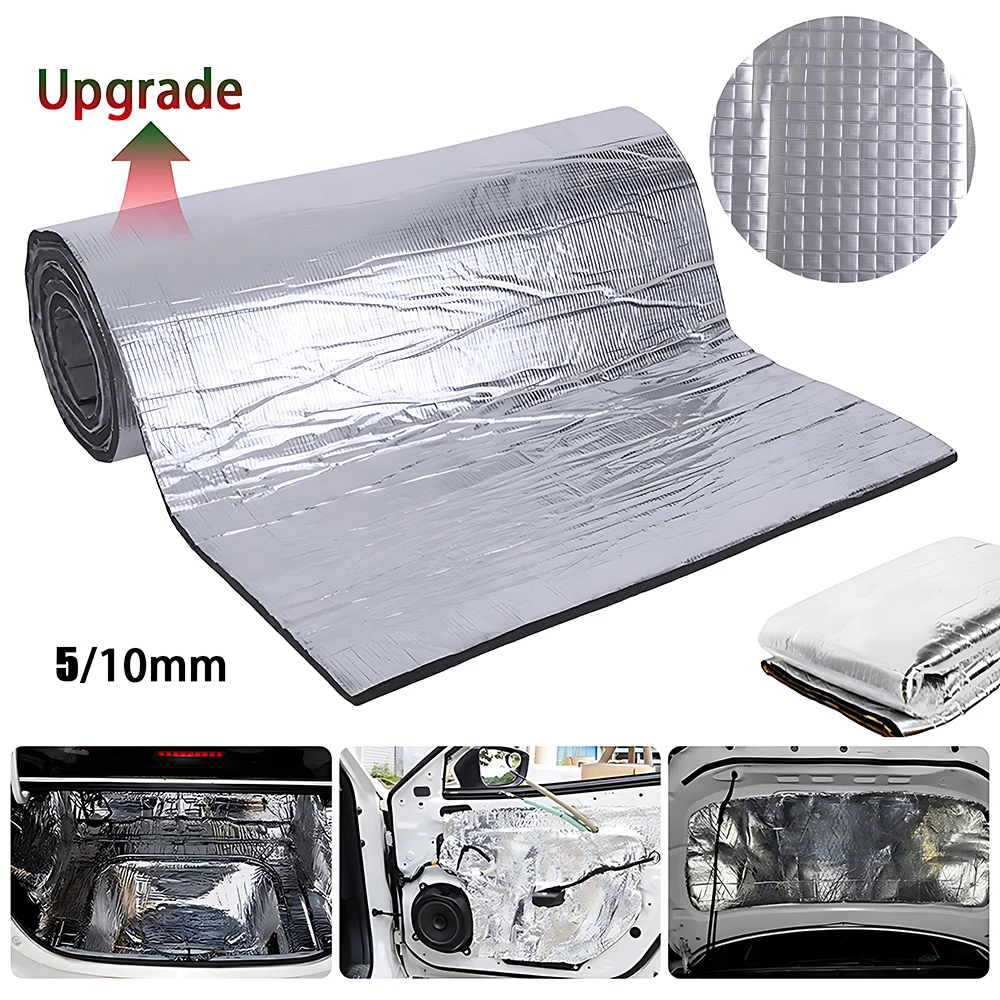 5-10MM-Sound-Deadener-Heat-Insulation-Mat-Car-Van-Sound-Proofing ...