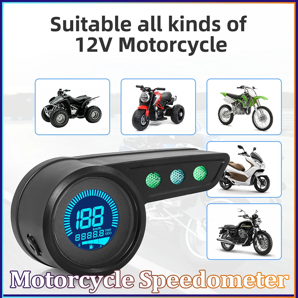 7-color-Backlight-Motorcycle-Speedometer-Digital-Moto-Gauge ...