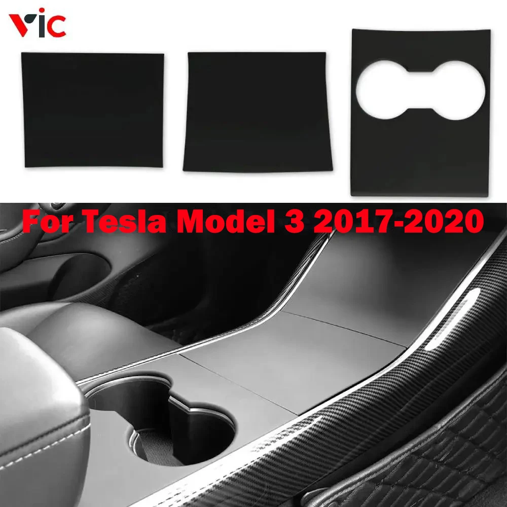 For-Tesla-Model-3-2017-2020-Center-Console-Wrap-Premium-ABS-Matte ...