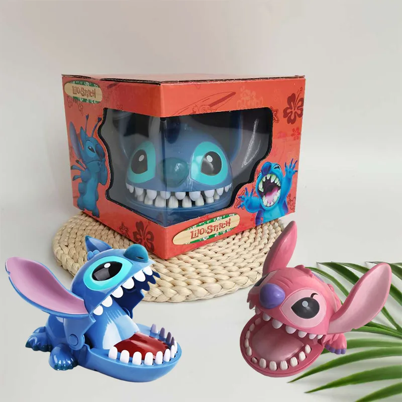 Kawaii Stitch Bite Finger Prank Toys Disney Cute Parent-Child ...