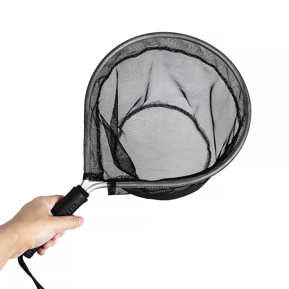 Black Fly fishing dip net Aluminum Alloy Nets Fishing Tackle Fly ...