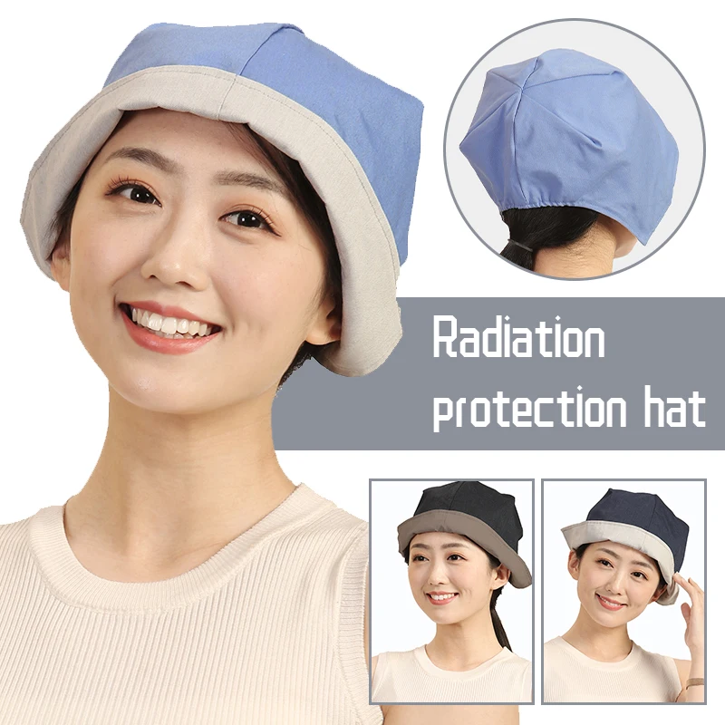 Electromagnetic-Radiation-Protective-Cap-Work-Hat-Silver-Fiber-Unisex ...