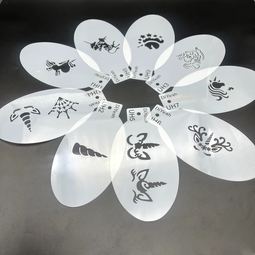Bluey Face Painting Stencil How To Face Paint With Stencils, 43% OFF