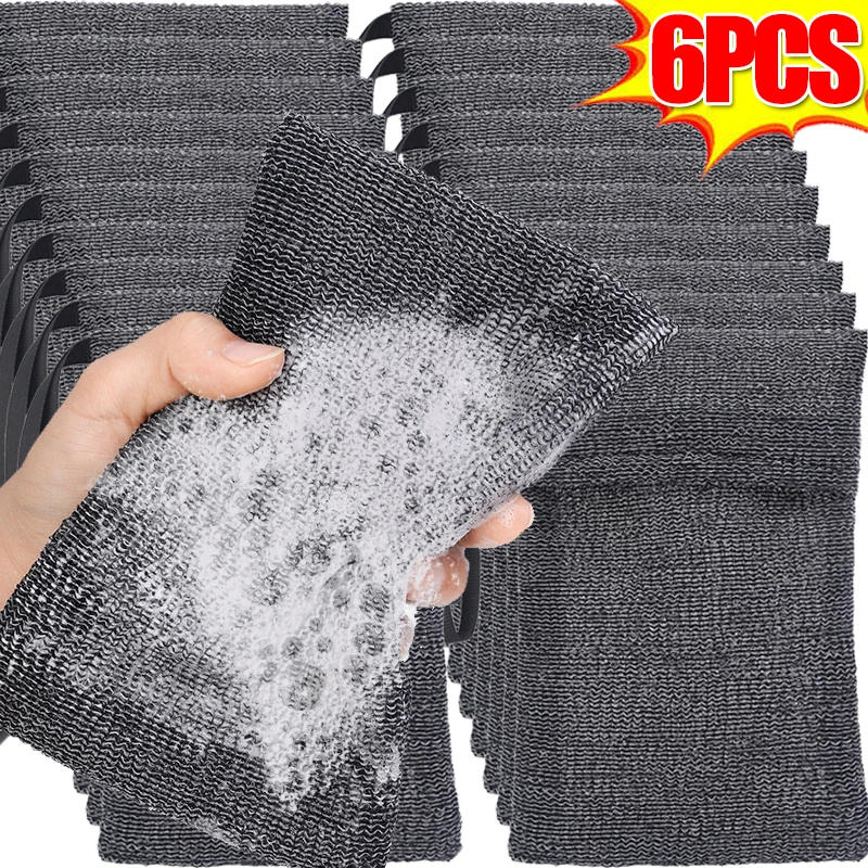 Double-layer Thickened Soap Bag Bath Cleansing Foaming Net Pouch Body ...