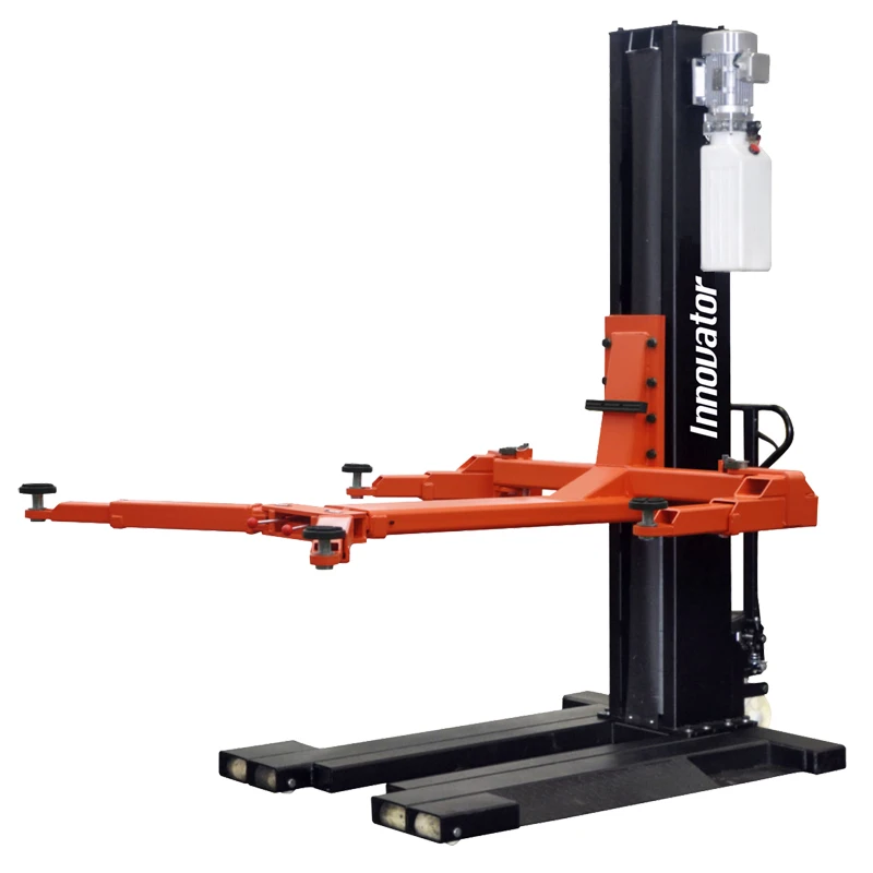 Hydraulic Single Post Car Lift Portable One Post Car Lift For Home ...