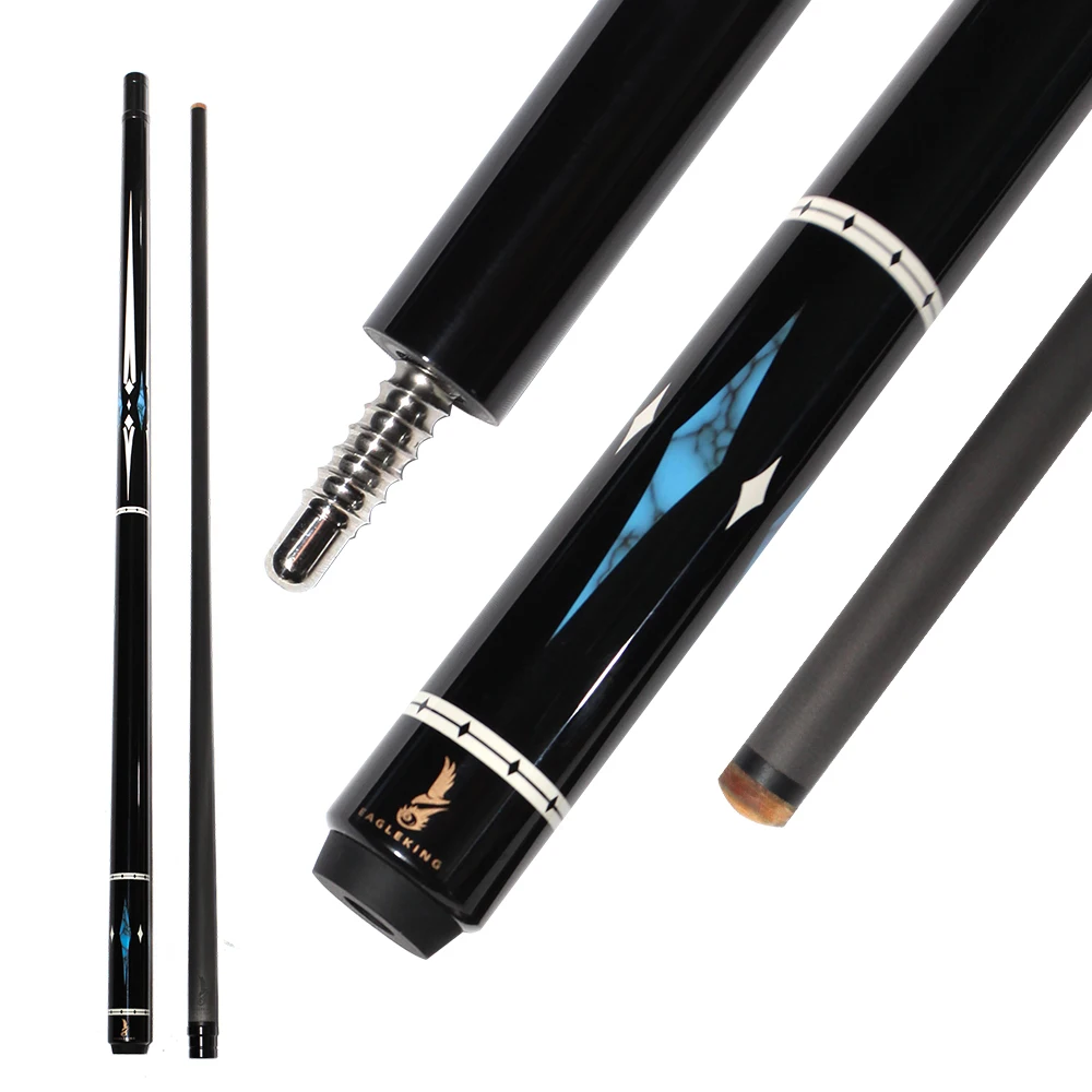 100% Carbon Fiber Billiard Cue 1/2 Split Pool Cue Real Carbon Fiber ...