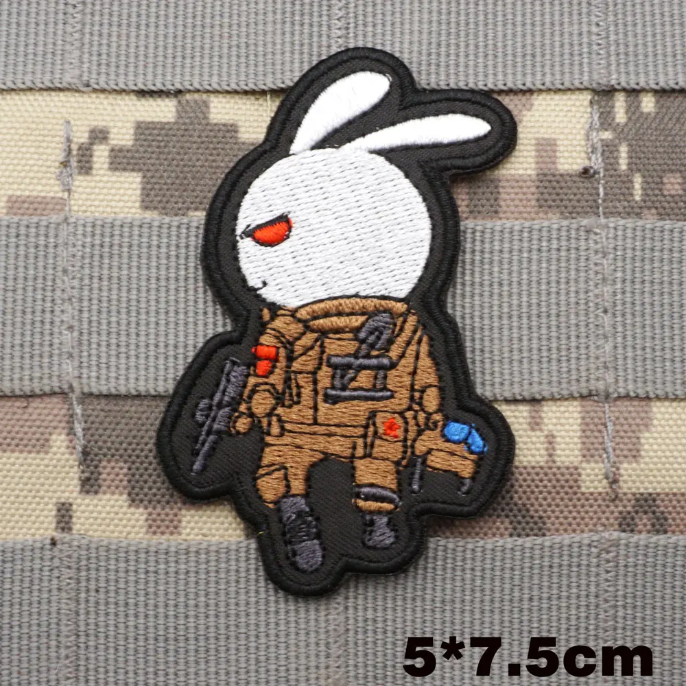 That-rabbit-thing-that-year-Military-Tactical-Embroidered-Patches ...
