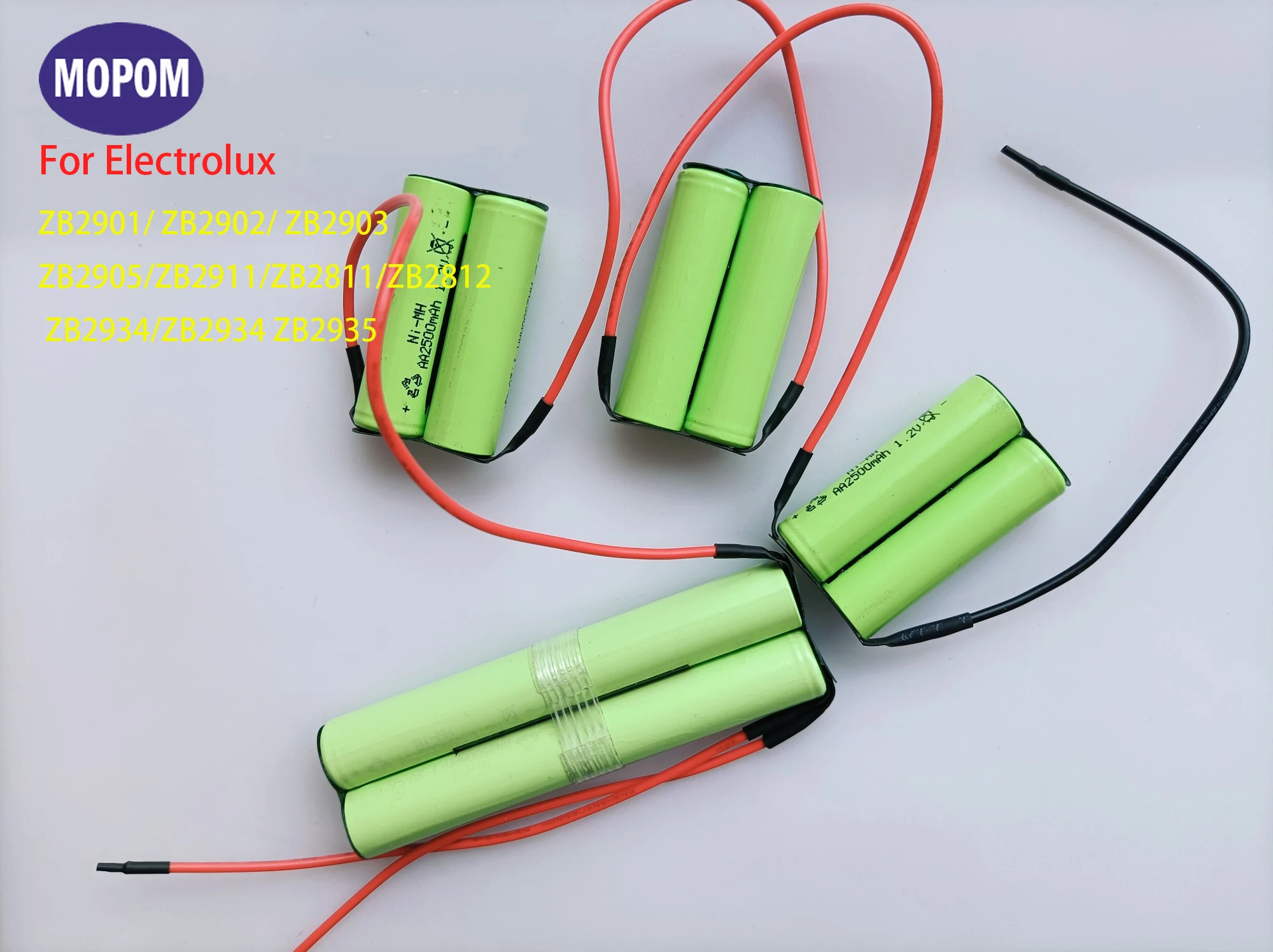 2000mAh/2500mAh for Electrolux 12V battery pack ZB2901 ZB2902 2903 2905 ...