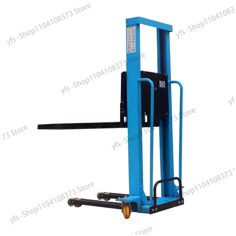 Electric-truck-mounted-forklift-automatic-lifting-getting-on-and-off ...