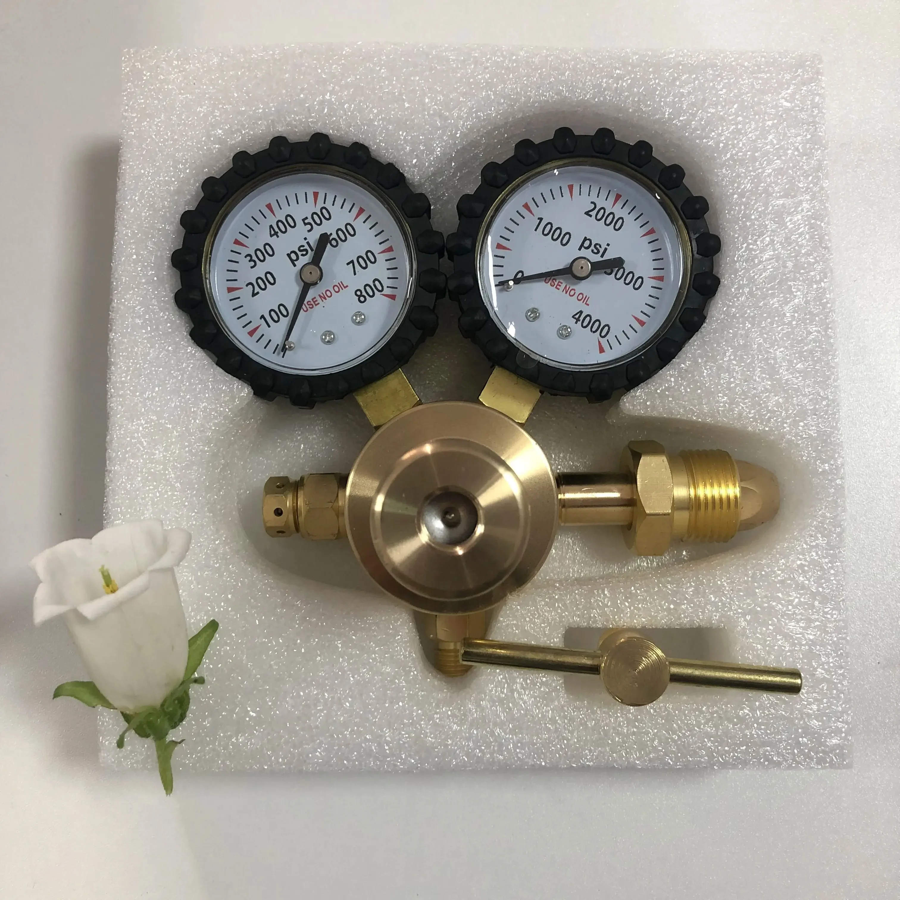1-4-Brass-Nitrogen-Regulator-0-600PSI-Gas-Pressure-Reducing-Valve ...