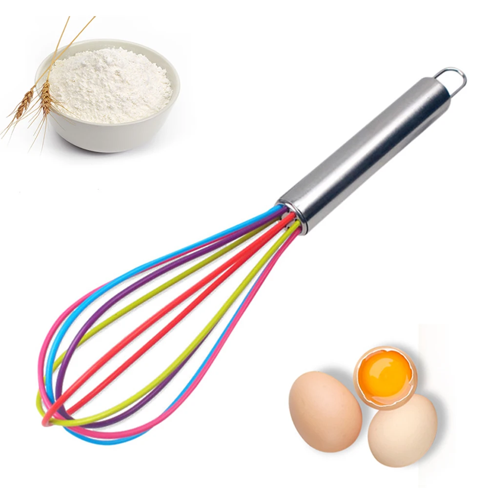 Silicone Whisk Versatile Cooking Utensil Ergonomic Design Ergonomic ...